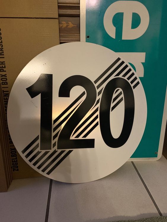 Strassenschild 120 (Gebraucht) in Kirchberg für CHF 80 – mit Lieferung ...