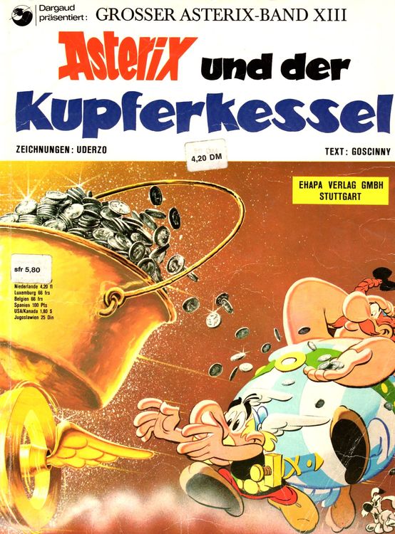 Asterix & der Kupferkessel, grosser Asterix-Band XIII, 1972 (Gebraucht) in Walzenhausen für CHF ...