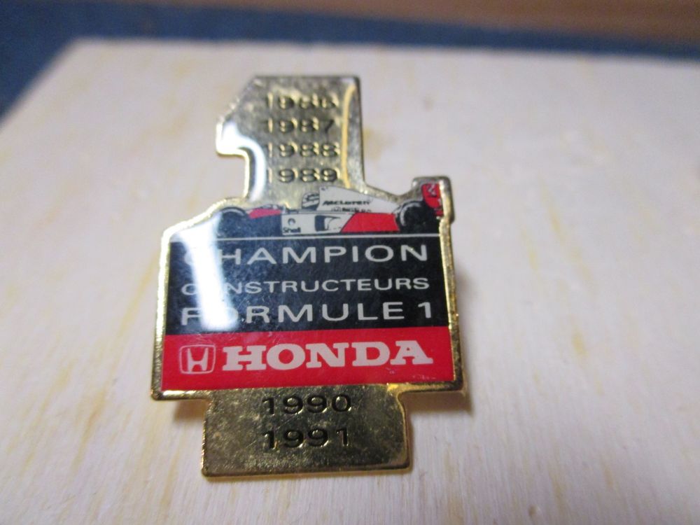 Honda Formel 1 Champion 1990 1991 Pin | Acheter sur Ricardo
