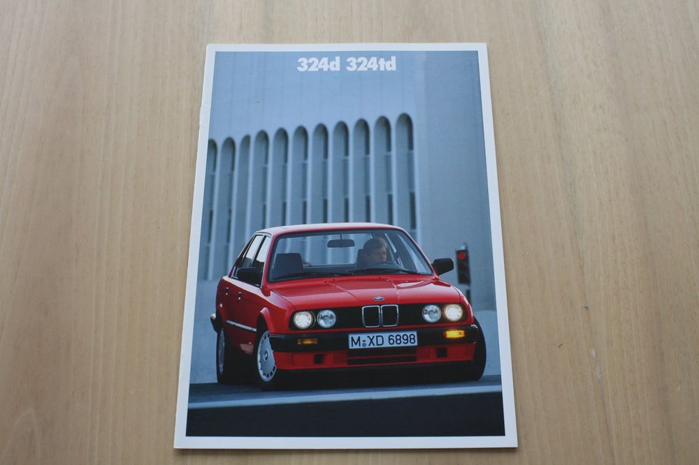 BMW 324d & 324td E30 Prospekt 2/1989 (Gebraucht) in Wikon für CHF 9 ...