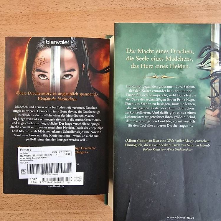 Fantasy / Eona / beide Bände / A. Goodman (Gebraucht) in Schwarzenbach ...