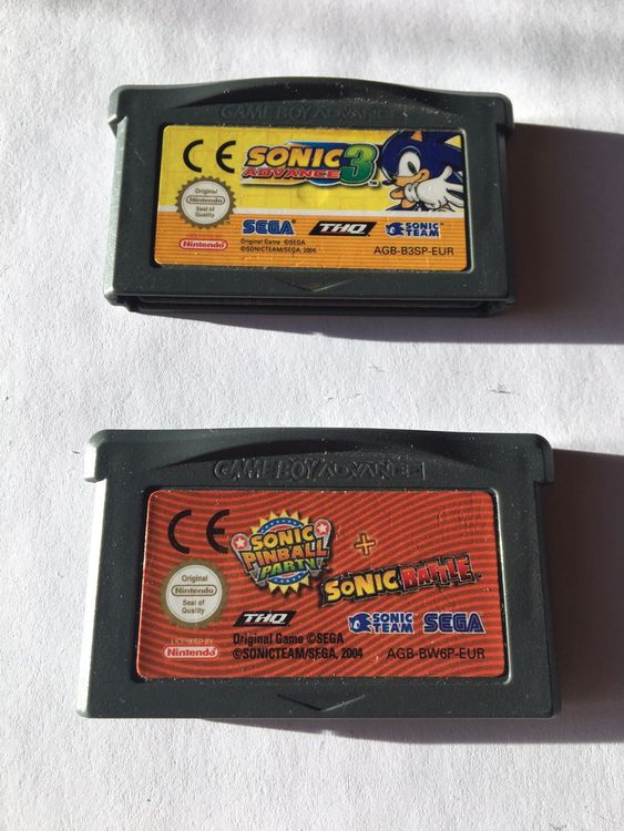 Sonic 3 und Sonic Battle Gameboy | Kaufen auf Ricardo