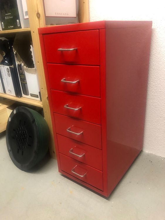 Rollcontainer rot | Kaufen auf Ricardo