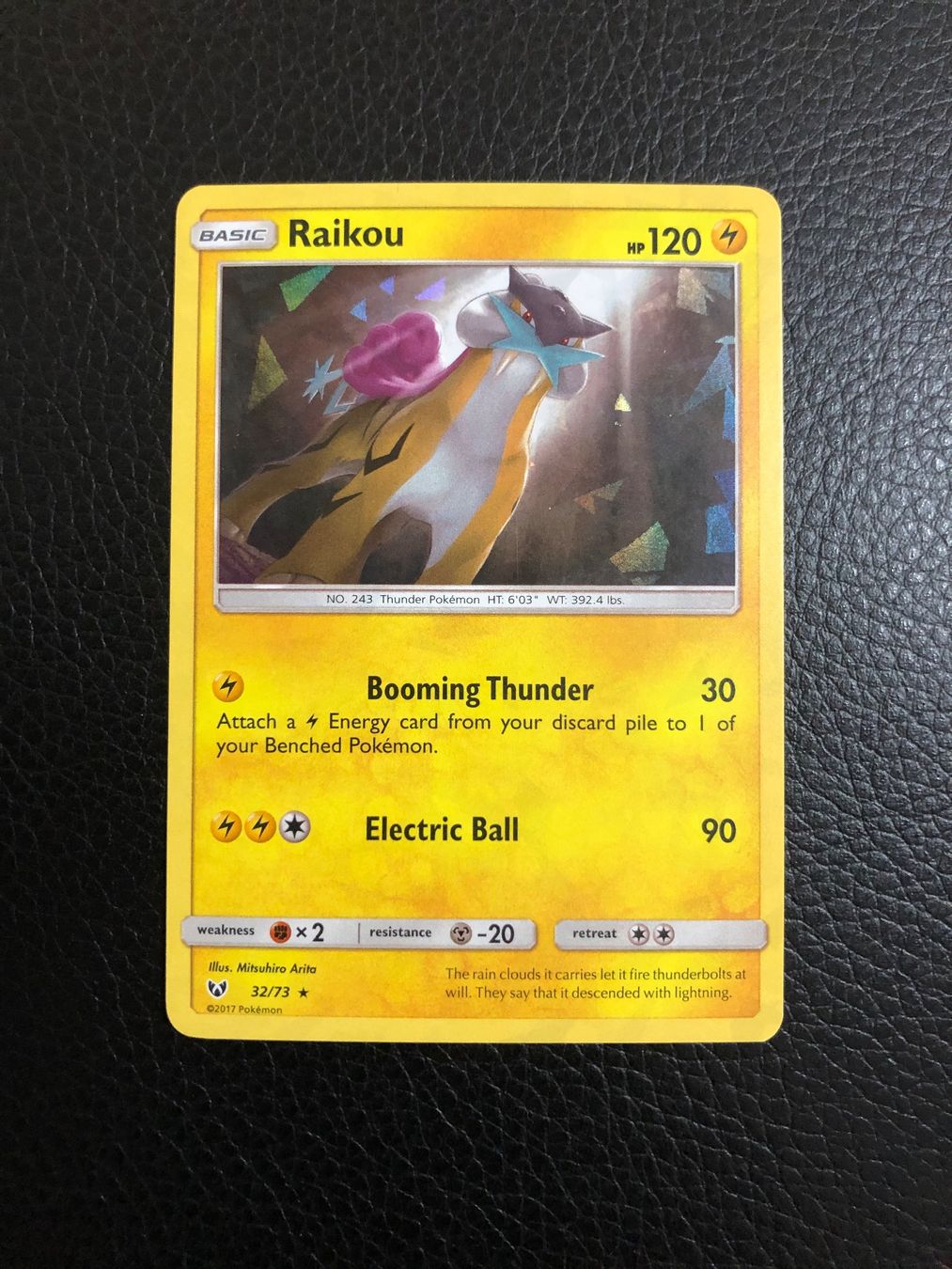 Shining Legends Raikou Holo Promo Cracked Ice 32/73 NM Ab 1 (Gebraucht ...