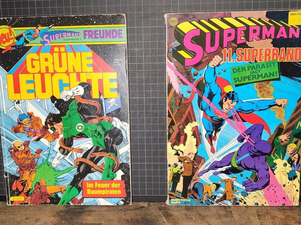 2 Wunderschöne Superman Hefte aus den achziger jahren | Kaufen auf Ricardo