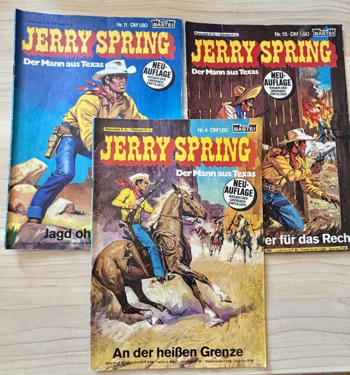 Jerry Spring 4,11,15 Bastei Comic (Gebraucht) in Kehrsatz für CHF 5.95 ...