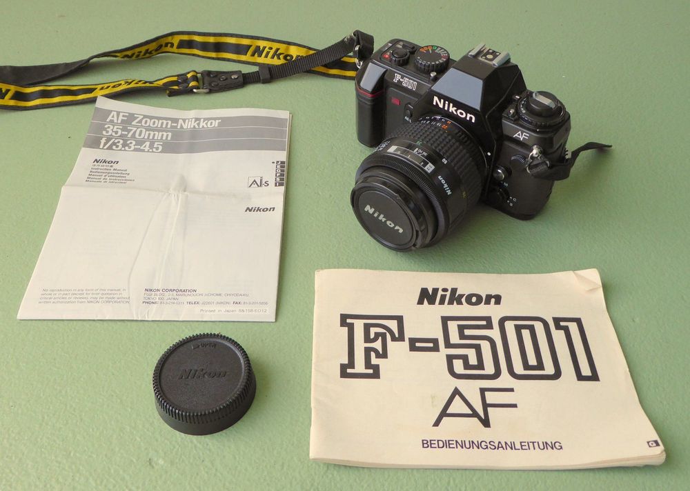 original NIKON F 501 Kamera mit Objektiv | Kaufen auf Ricardo