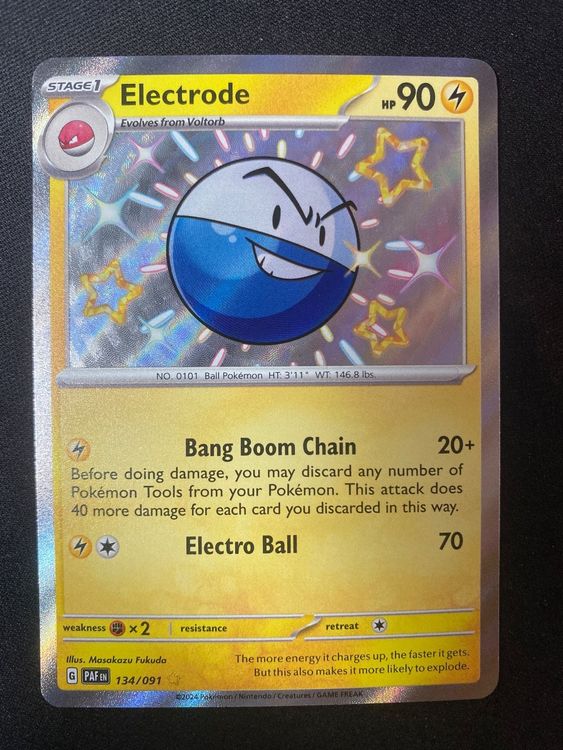 Shiny Electrode 134 - Lektrobal - Paldean Fates - EN (Neu (gemäss ...