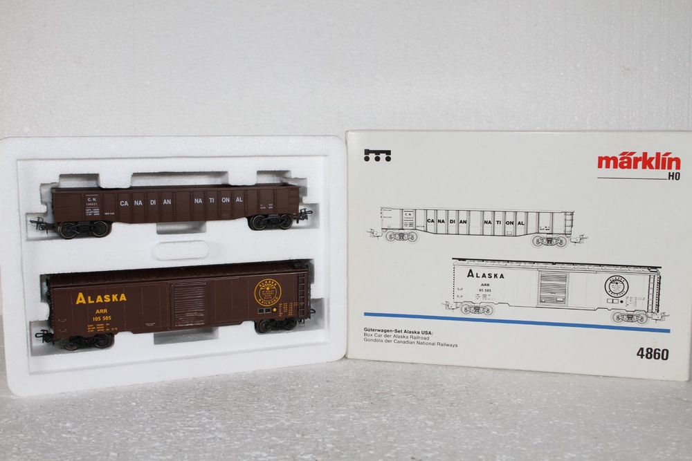 Märklin 4860 USA Alaska Güterwagen Set (Gebraucht) in Triesen für CHF ...