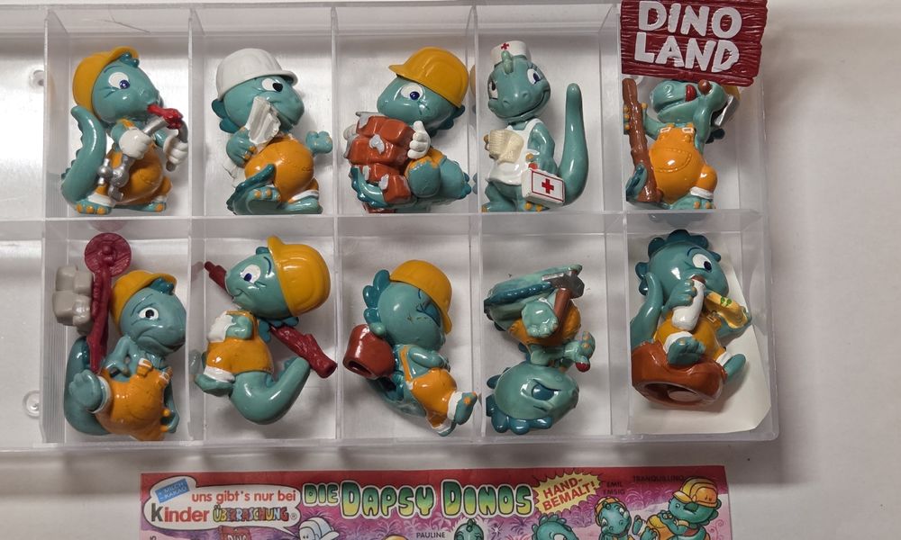 Ü-ei Dapsy Dinos Satz 1995 komplett Top! (Gebraucht) in Zürich für CHF ...