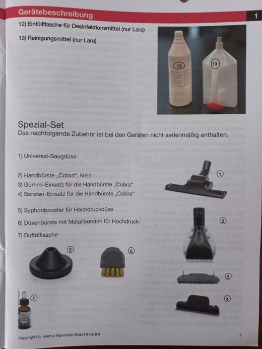 Singer Dampfsauger LARA (Neu (gemäss Beschreibung)) in Bad Zurzach für CHF 500 – mit Lieferung ...