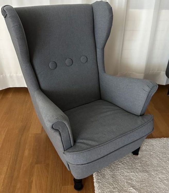 Ikea Ohrensessel Grau