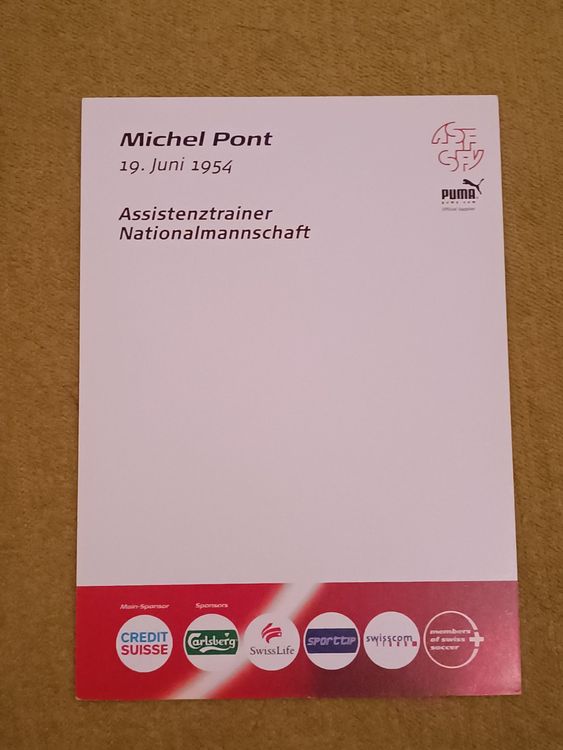 Michel Pont - handsigniert | Kaufen auf Ricardo