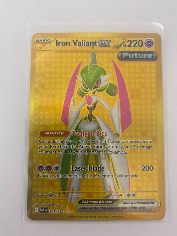 Pokemon Iron Valiant 261/182 Paradox Rift EN (Neu (gemäss Beschreibung ...