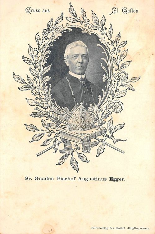 St. Gallen, Bischof Augustinus Egger, Kirche (Gebraucht) in Ottikon b ...