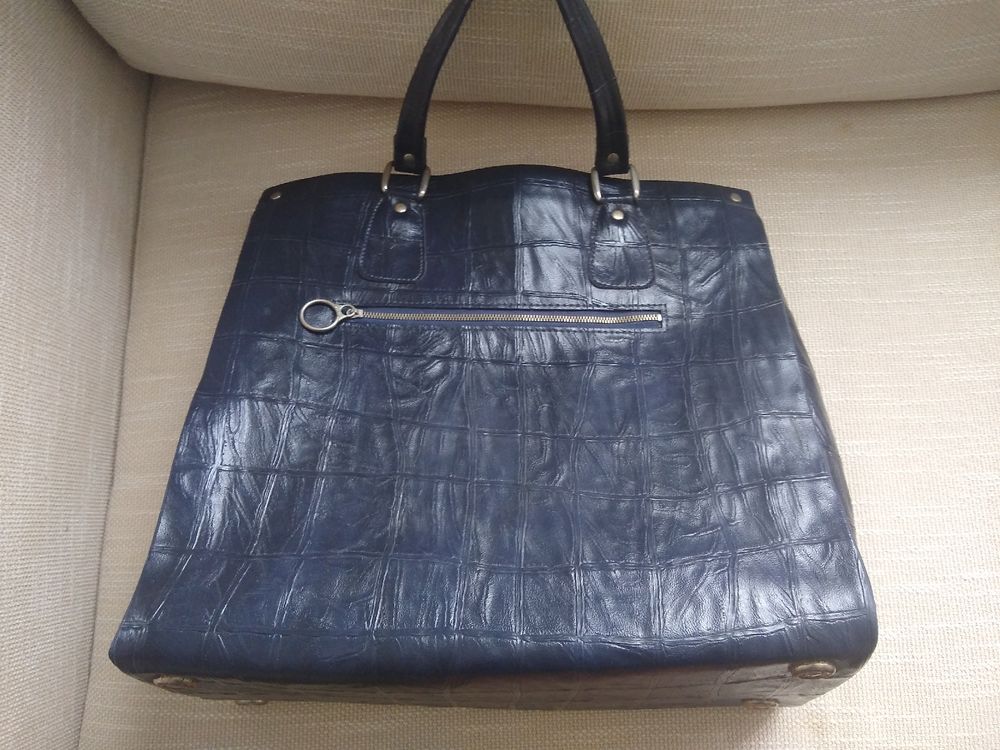 36x 33×18 Navy Blue Bag (not leather) (Gebraucht) in Dübendorf für CHF ...