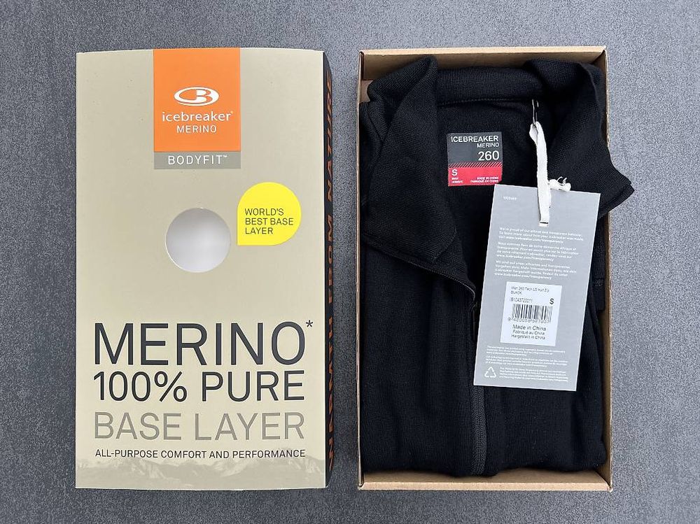 Icebreaker Merino Herren 260 Tech LS Half Zip Grösse S NEU (Neu und ...