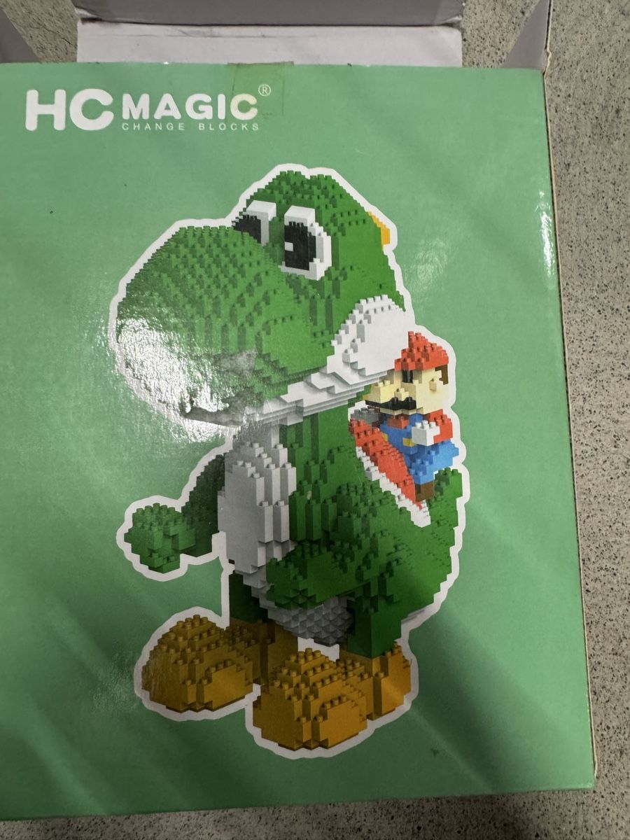 HC Magic Change Blocks Yoshi & Mario / Neu! (Neu und originalverpackt ...