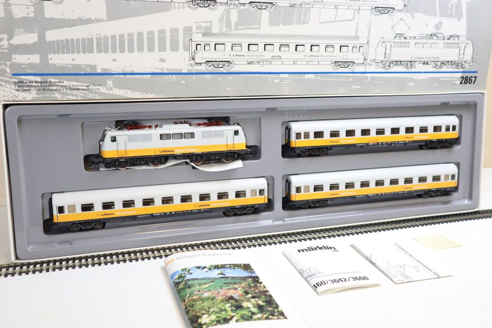 Märklin Lufthansa Airport-Express - Set 2867 (Gebraucht) in Winterthur ...