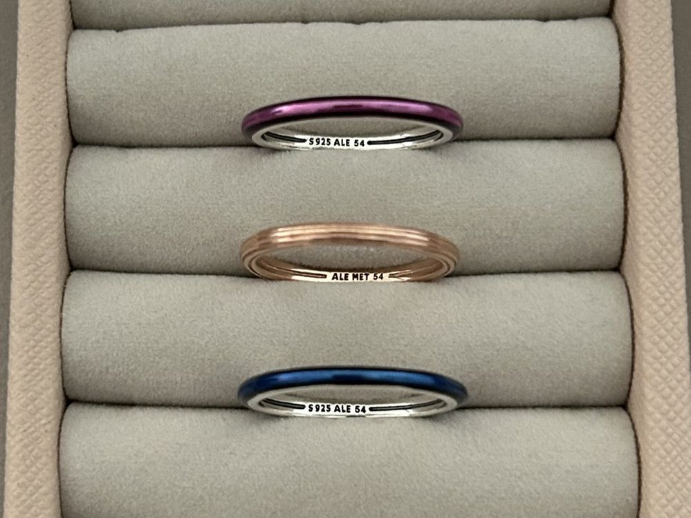 Original Pandora ME Stacking Ringe (3 Stück) (Neu (gemäss Beschreibung ...