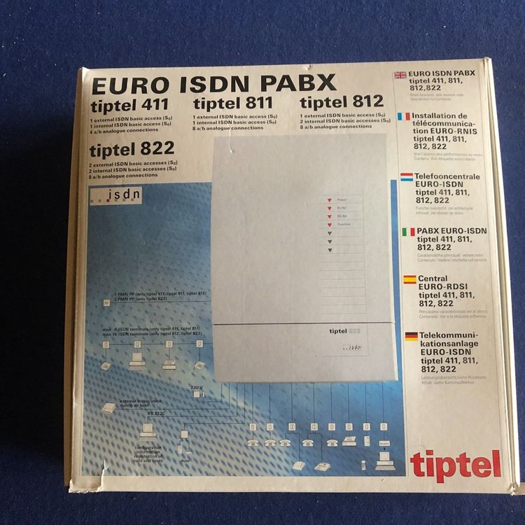 PABX Tiptel 411+ appareil tiptel 192 le tout jamais utilisé | Kaufen auf Ricardo