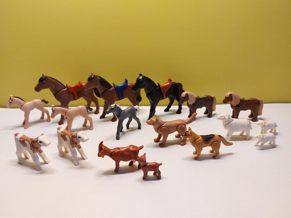 Playmobil 17 Tiere - Pferde, Ponys, Bauernhoftiere | Kaufen auf Ricardo