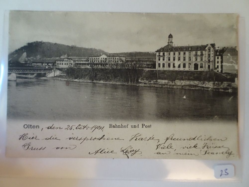 AK Olten Bahnhof und Post | Kaufen auf Ricardo