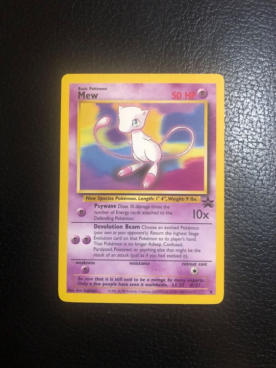 Pokemon Mew Promo Black Star 8 Ab 1 | Kaufen auf Ricardo