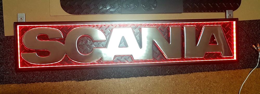 SCANIA LOGO LEDS 12V ROUGE | Kaufen auf Ricardo