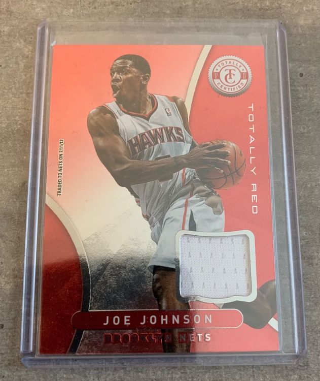 NBA Joe Johnson Game Worn Jersey Card (Neu (gemäss Beschreibung)) in ...