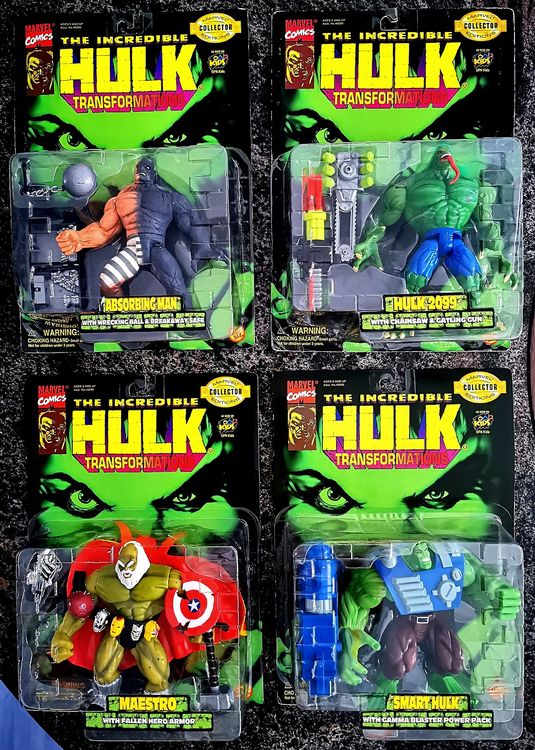 Hulk Transformations 1997 Action Figuren komplette Ausgabe! | Kaufen ...