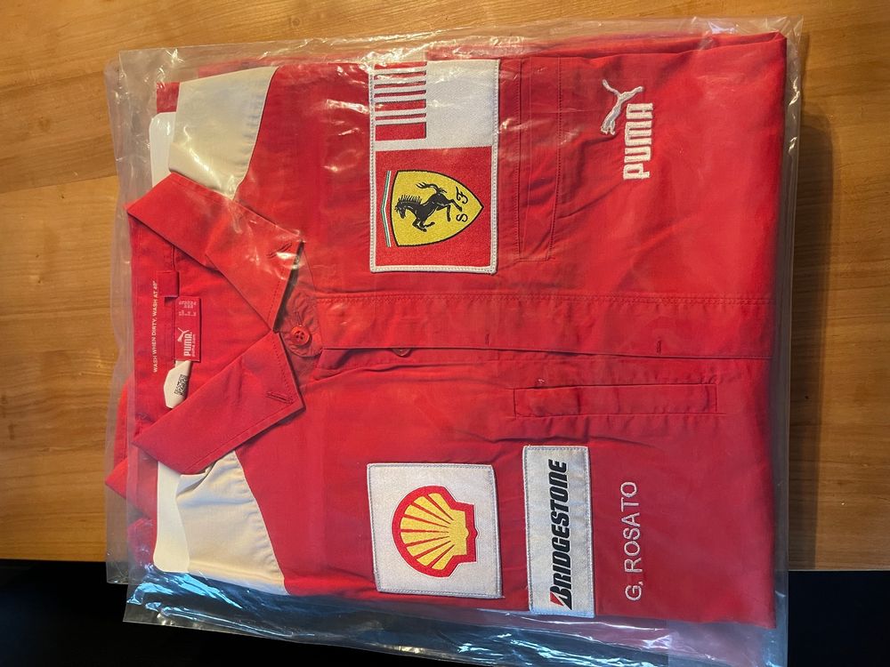 Original Ferrari Mechaniker Team Hemden | Kaufen auf Ricardo