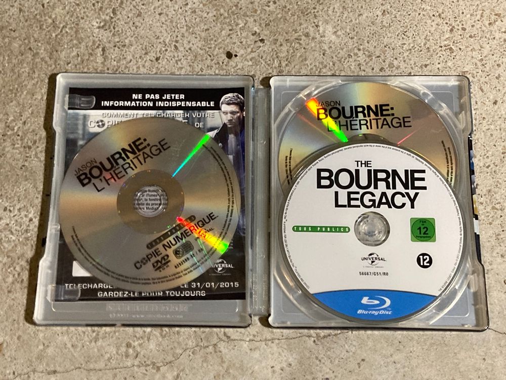 Film DVD Blu-ray Steel Box - Jason Bourne : l'Héritage | Kaufen auf Ricardo