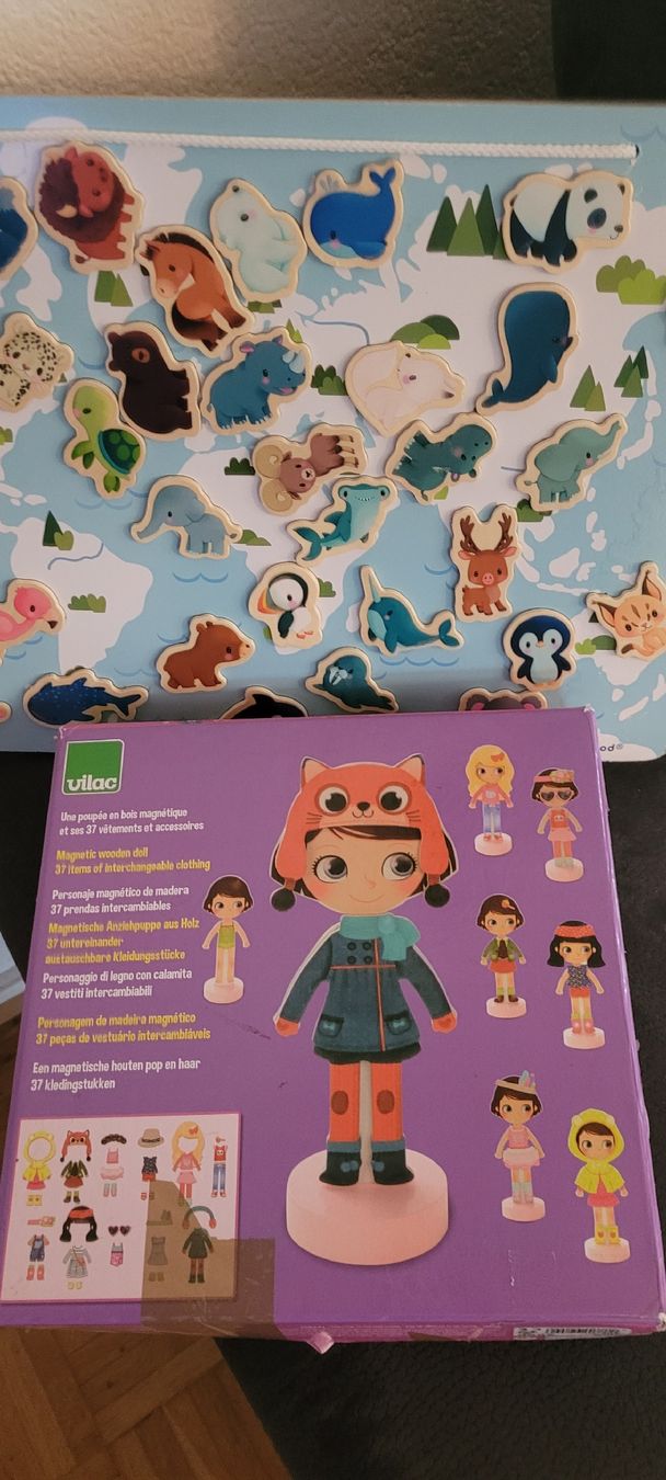 Puzzle animaux Le Dressing de Chloé /VILAC MAGNÉTIQUE (Neuf (Voir ...