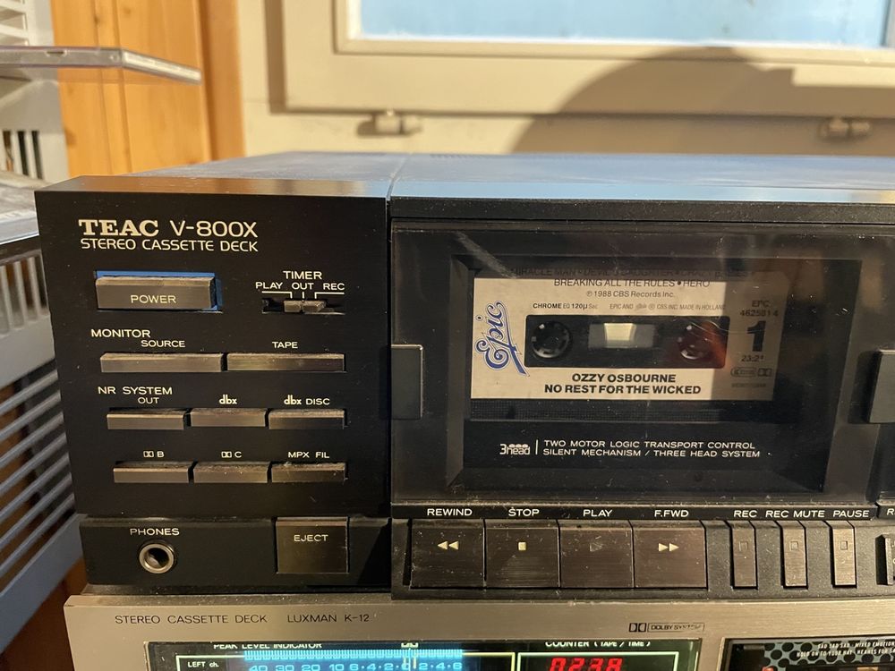 Vintage TEAC V-800X Stereo Cassette Deck (Gebraucht) in St-Légier ...