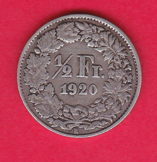 50 RAPPEN SILBERMÜNZE 1920 B (Gebraucht) in Oberrieden für CHF 3 – mit Lieferung auf Ricardo kaufen