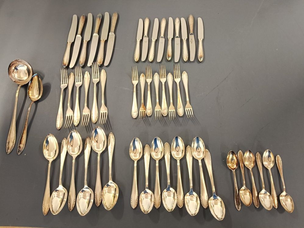 51tlg Silberbesteck Berndorf 90 (Gebraucht) in Basel für CHF 50 – mit Lieferung auf Ricardo kaufen