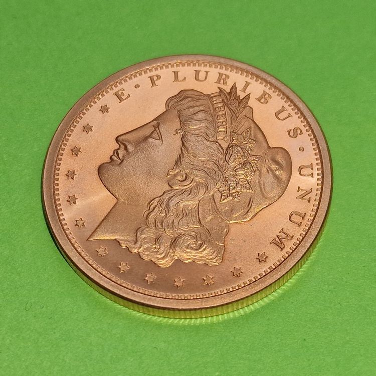 1 Oz .999 Copper, USA, GSM Morgan (Gebraucht) in Bouveret für CHF 6 ...