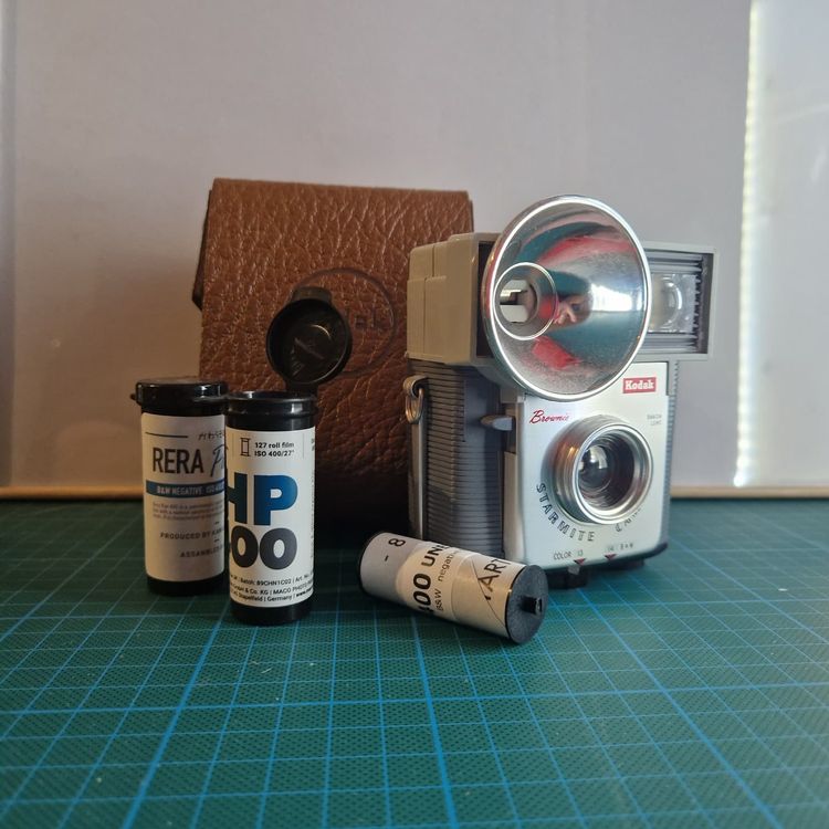 Kodak Brownie Starmite Appareil Photo Vintage + Pellicule (Gebraucht ...
