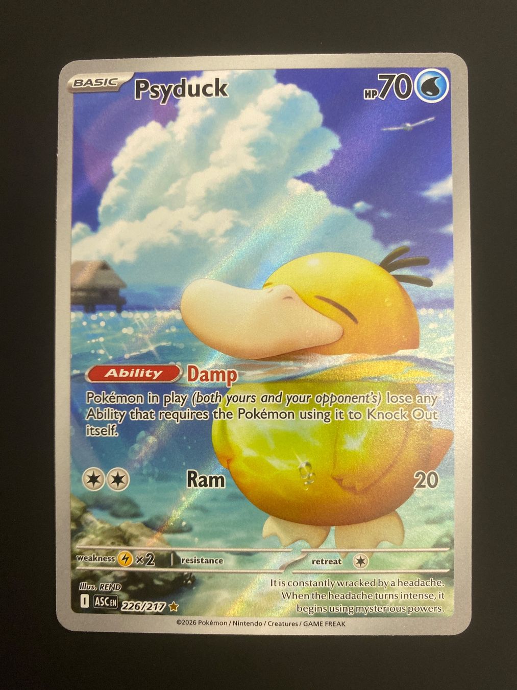 Psyduck 226 - Enton - Illu. Rare - Ascended Heroes - EN ab 1 (Neu ...