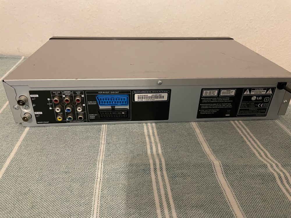 LG V290 VHS/ DVD Kombination Mit Scart Kabel (Gebraucht) in für CHF 149 ...