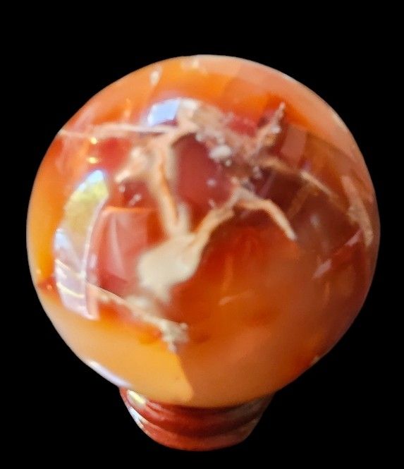 Esphere de cornaline pierre (Neu und originalverpackt) in Vernier für ...