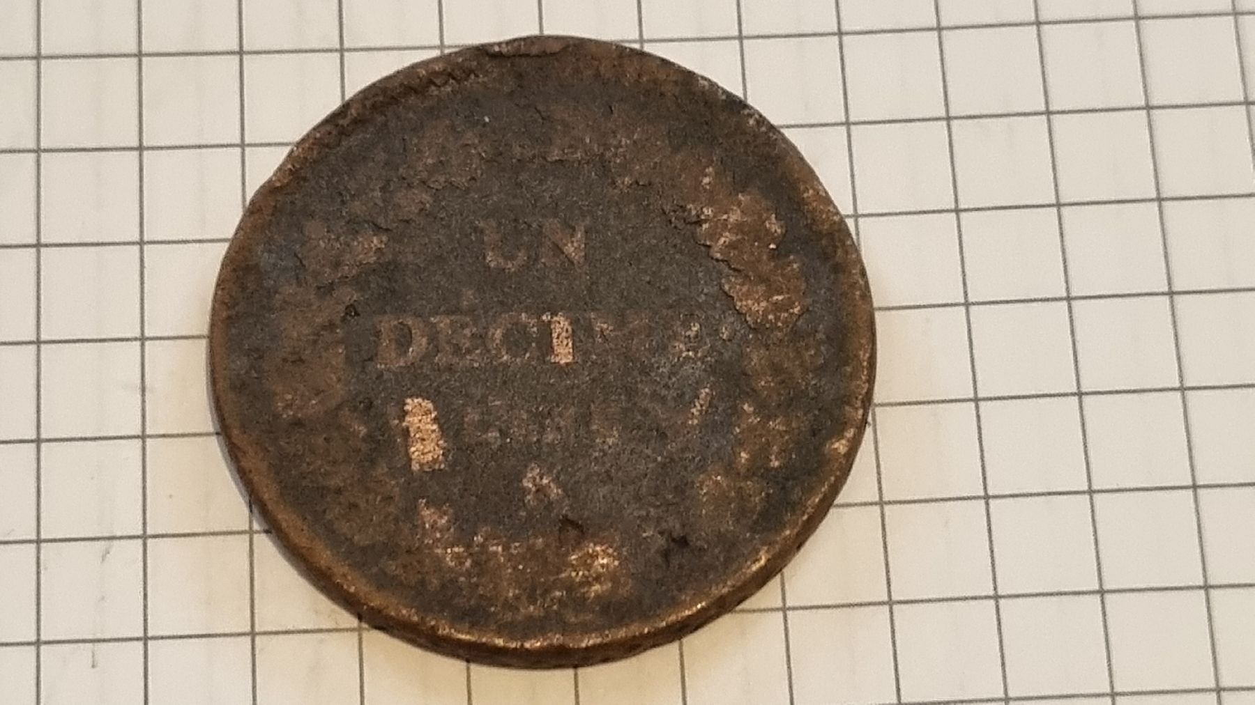Un Décime 1792 RF, rare France (D'occasion) à Vésenaz pour CHF 2 – avec ...