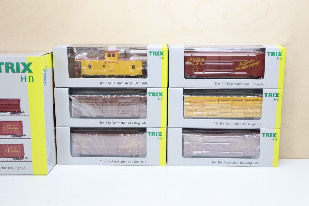 Trix grosses US Güterwagen Set "Big Boy" - 24914 - NP: 280.- (Gebraucht ...