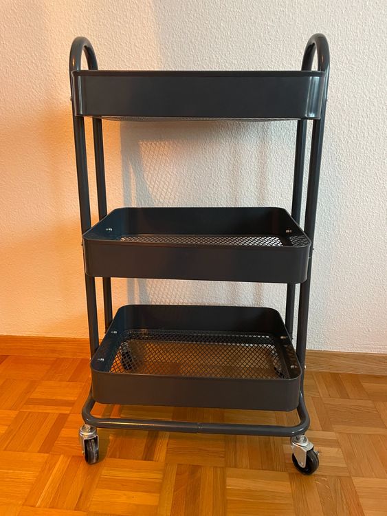 Rollwagen - Kuchenwagen, Metall, 3 Böden, Feststellräder | Kaufen auf ...