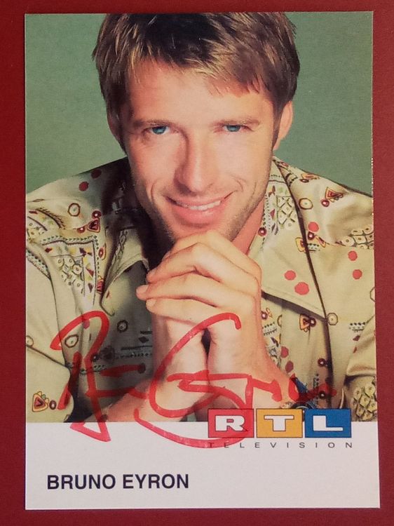 Bruno Eyron Autogramm signiert Fotopostkarte 10x15cm (Gebraucht) in ...