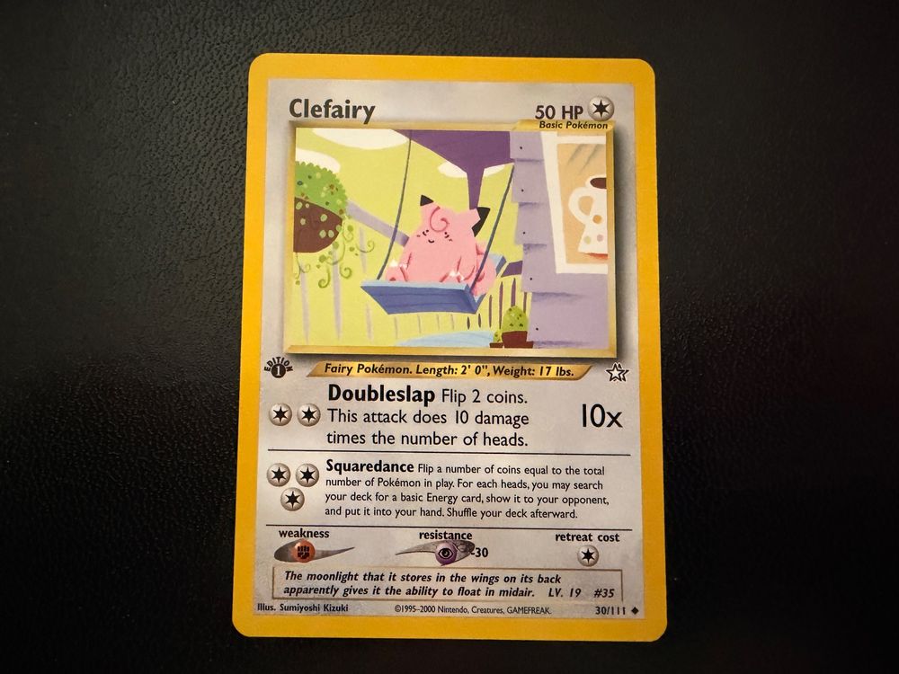 1. Edition Clefairy 30/111 Neo Genesis 2000 Uncommon (Gebraucht) in ...