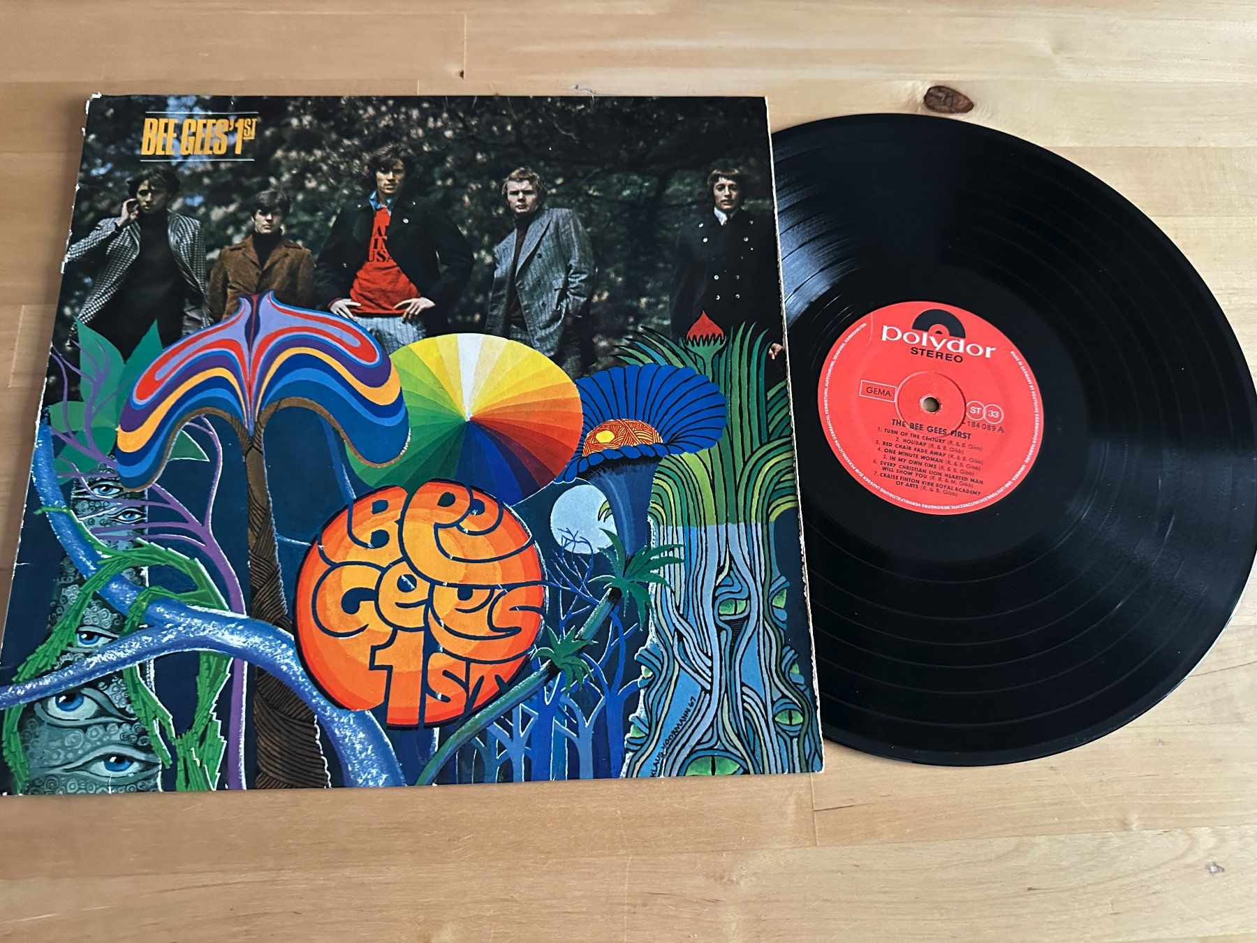 BEE GEES ROBIN BARRY MAURICE GIBB tolle 1st LP Kult 60's Top (Gebraucht ...