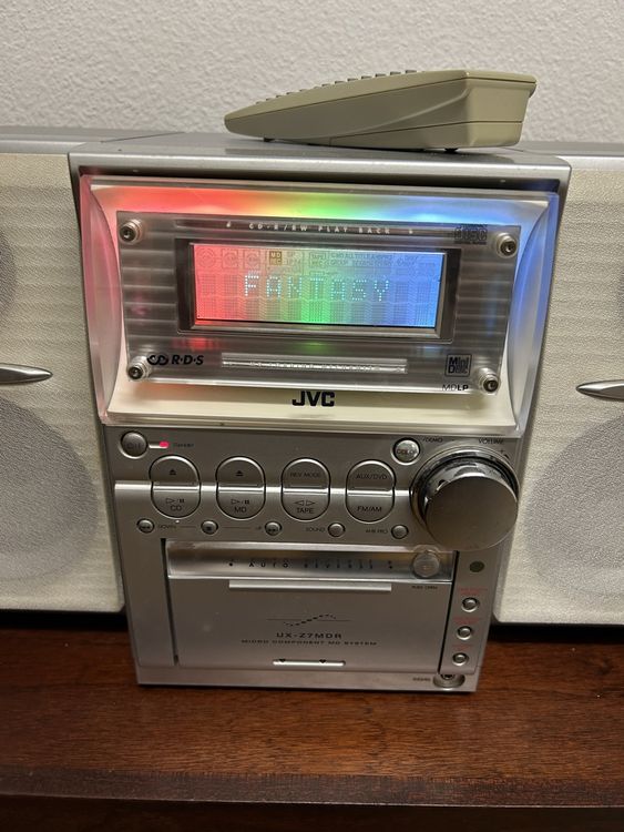 Système stéréo JVC, Radio,CD, MiniDisc et cassettes. | Kaufen auf Ricardo