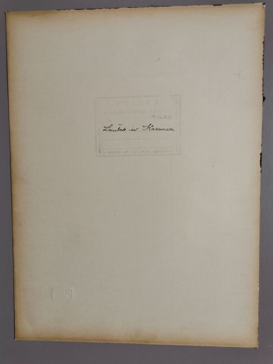 Jan Bulhak Fotografie ungerahmt, W. Obrazach WILNO (Gebraucht) in ...